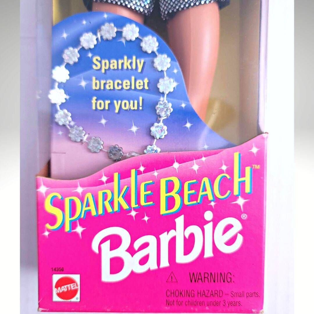 Vintage 1995 MATTEL BARBIE sparkle Beach Ken Doll 14350 New in Box - Etsy