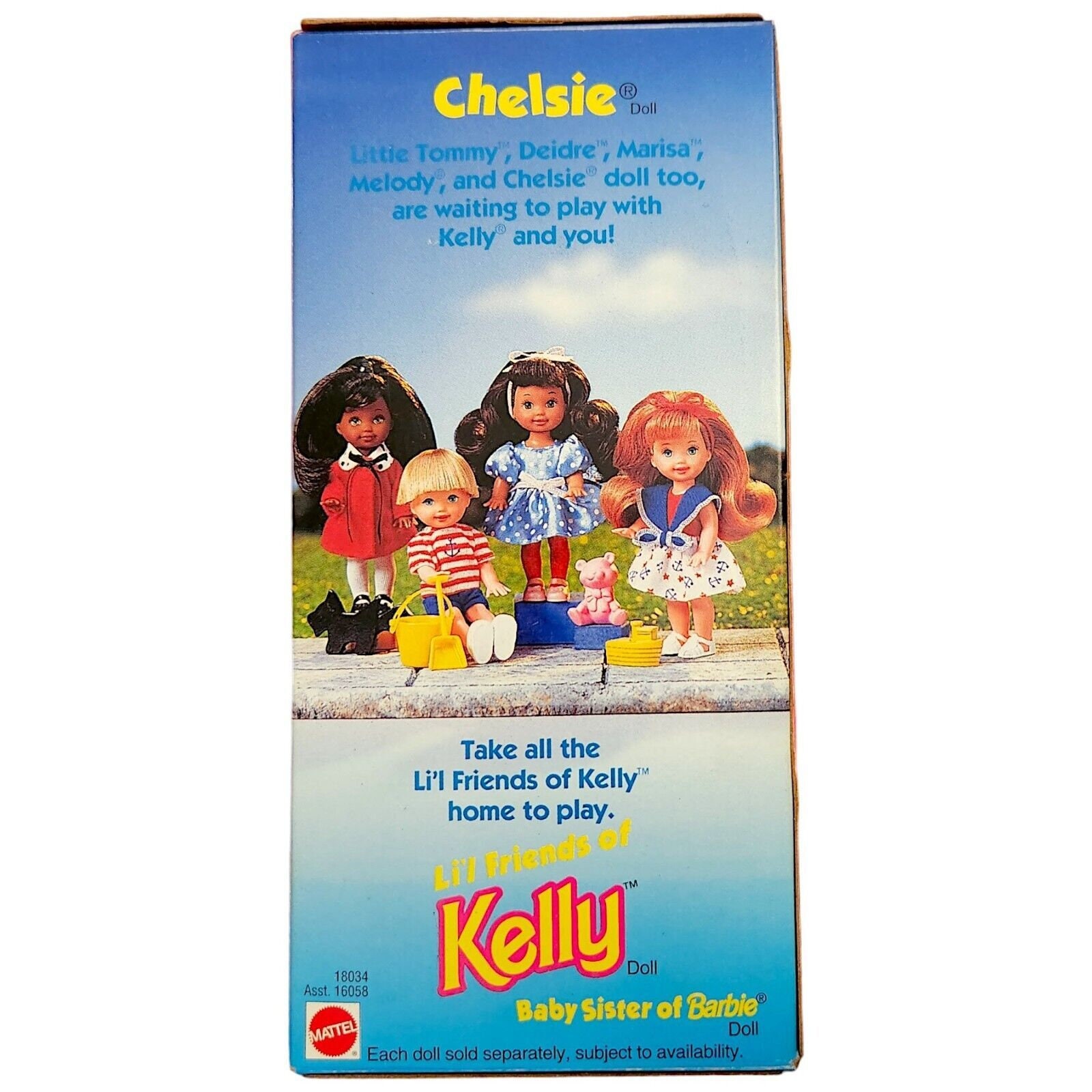 Chelsie Lil Friends of Kelly Barbie Doll #18034 Vintage1997 Sealed NIB ...