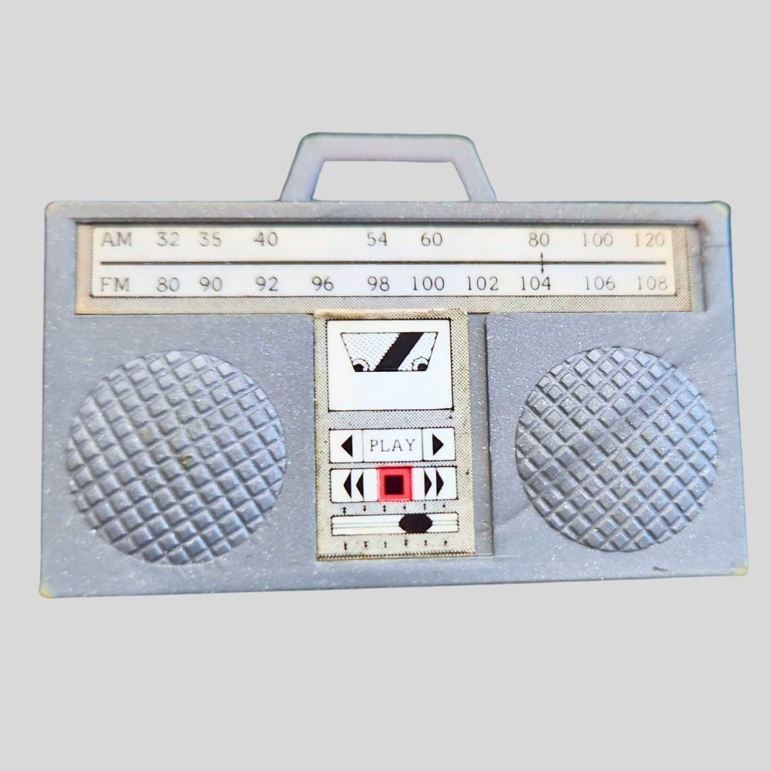 Vintage 1984 ~ Barbie Boom Box / Stereo Radio ~ by Meritus Industries ...