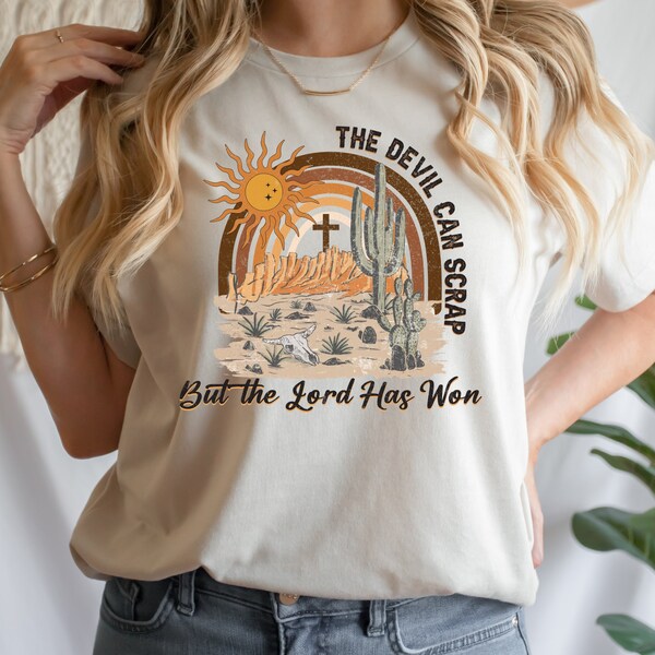 The Devil Can Scrap but the Lord Has Won Posters - Etsy