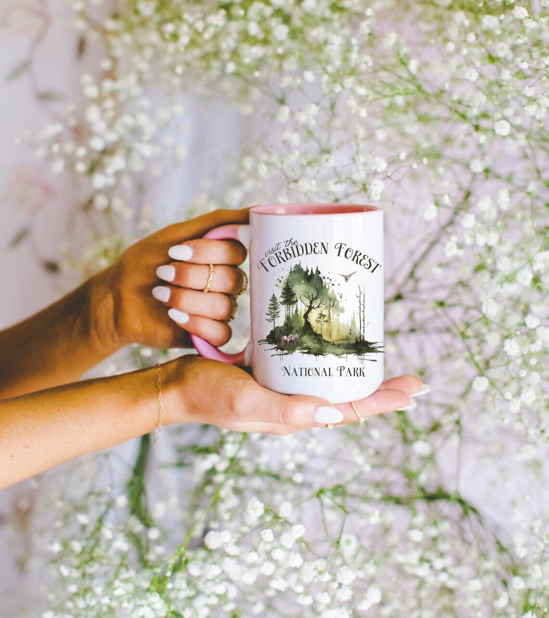 HP Mug, Forbidden Forest National Park, Potterhead Coffee Mug, Harry ...