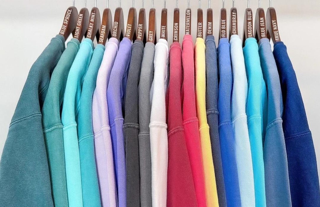 Plain Crewneck Sweatshirt, Comfort Colors Pullover, Blank Unisex ...