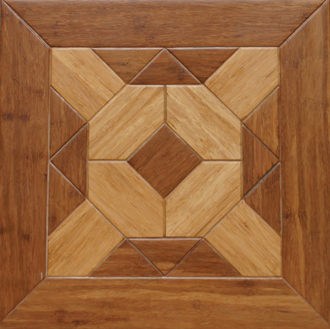 Islander Flooring Luxury Parquet Engineered Bamboo Floor 9/16” Thick X ...