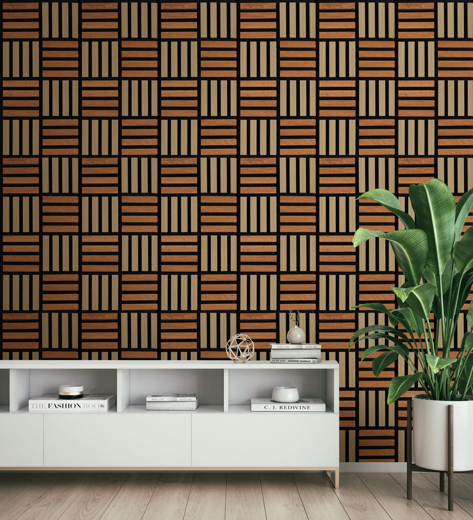 Islander Acoustical Wall Panel Crosshatch Mosaic 15.75" Wide X 31.50 ...