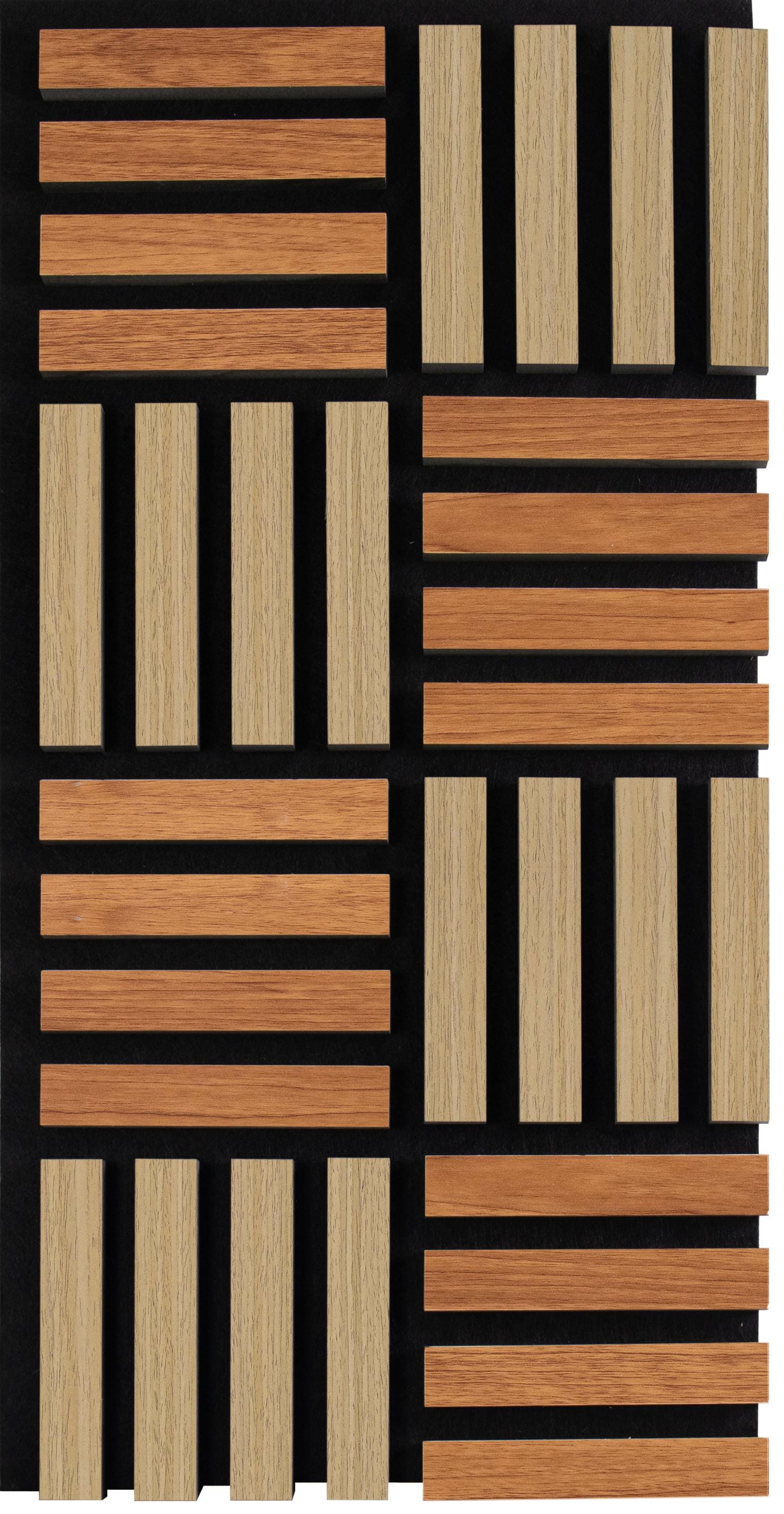 Islander Acoustical Wall Panel Crosshatch Mosaic 15.75" Wide X 31.50 ...