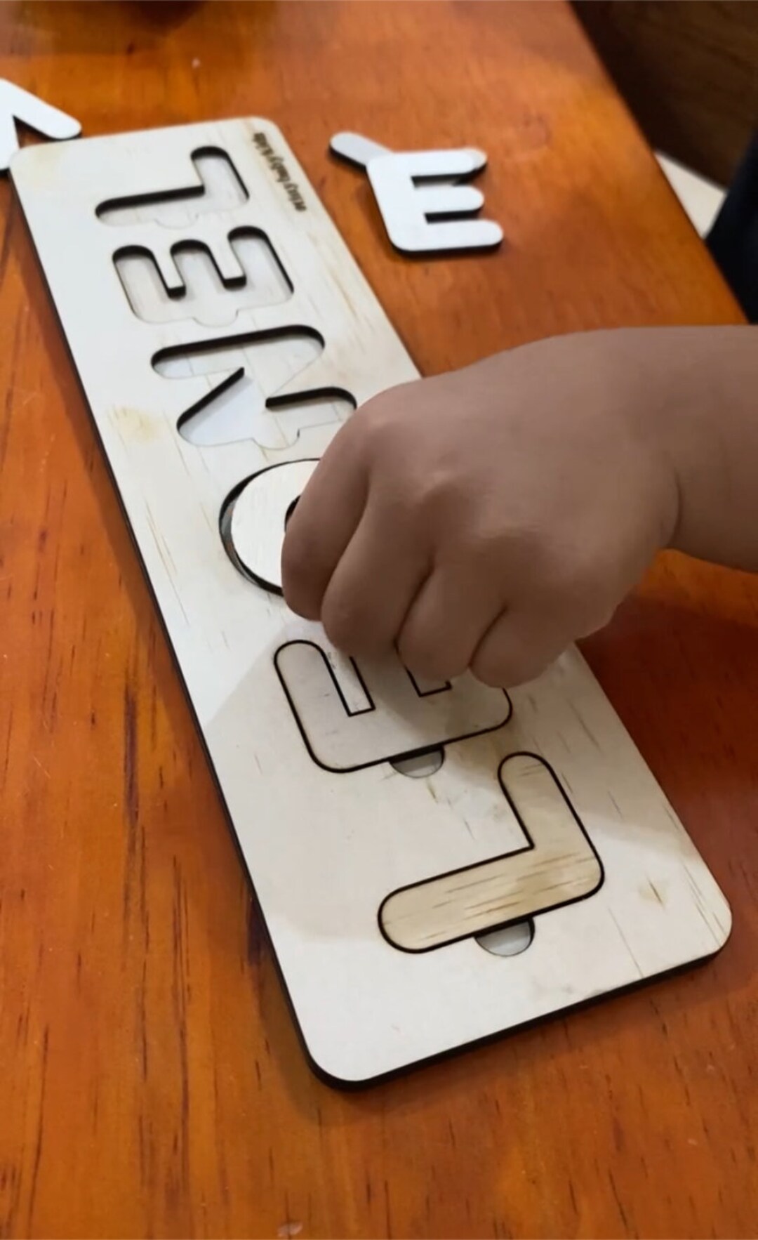Letter and Name Puzzle SVG Digital File for Kids, Puzzle Name for Kids ...
