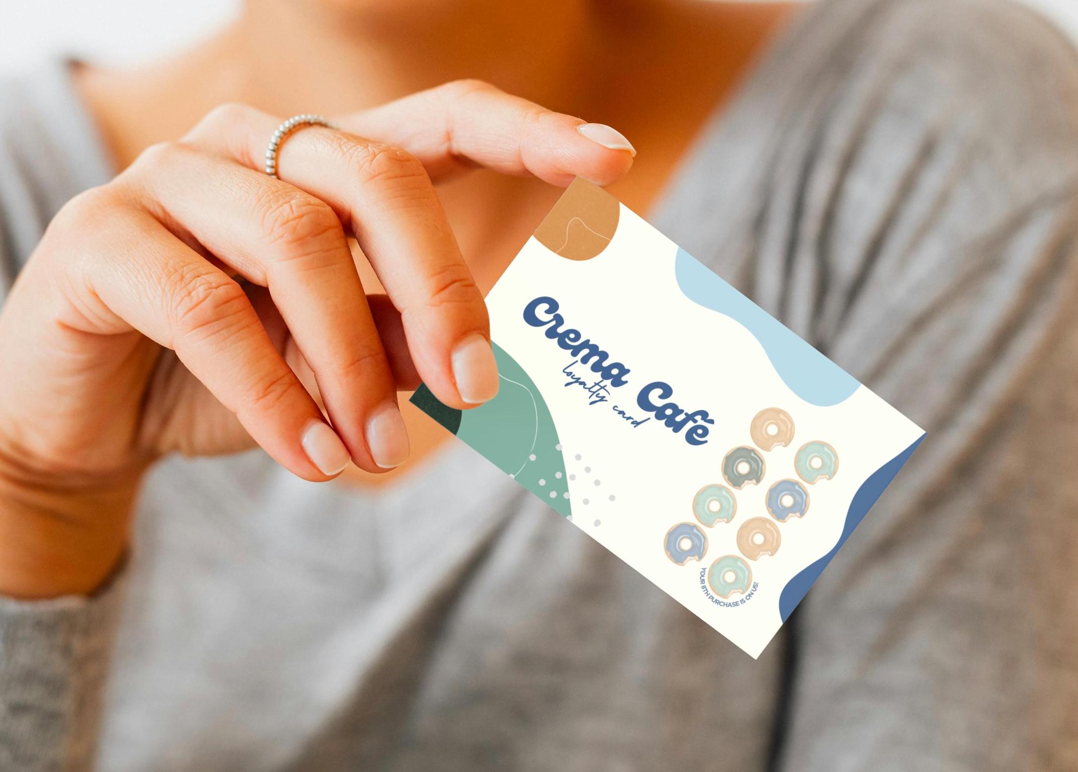 Editable Loyalty Card Template, Coffee Shop Punch Card Template, Retro ...