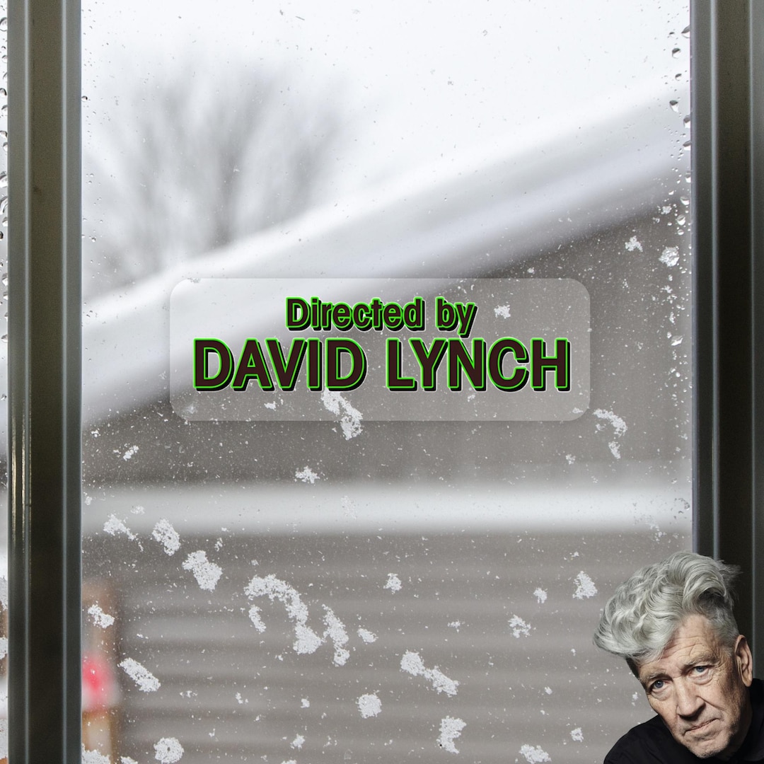 DIRECTED by DAVID LYNCH Stickers ( Transparent Sticker) - Etsy