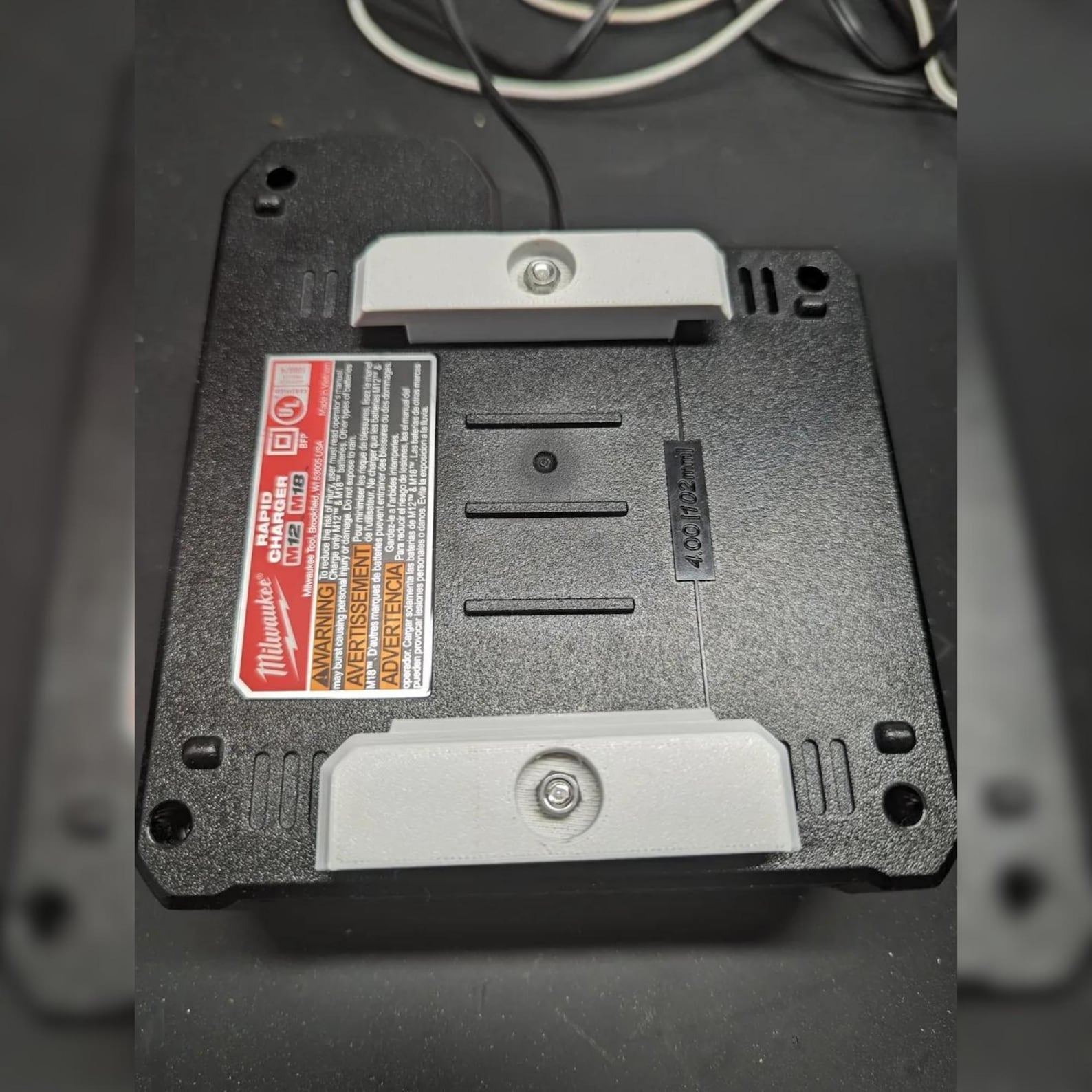 Milwaukee Packout Bracket for Rapid Chargers - Heavy-duty Mount for ...