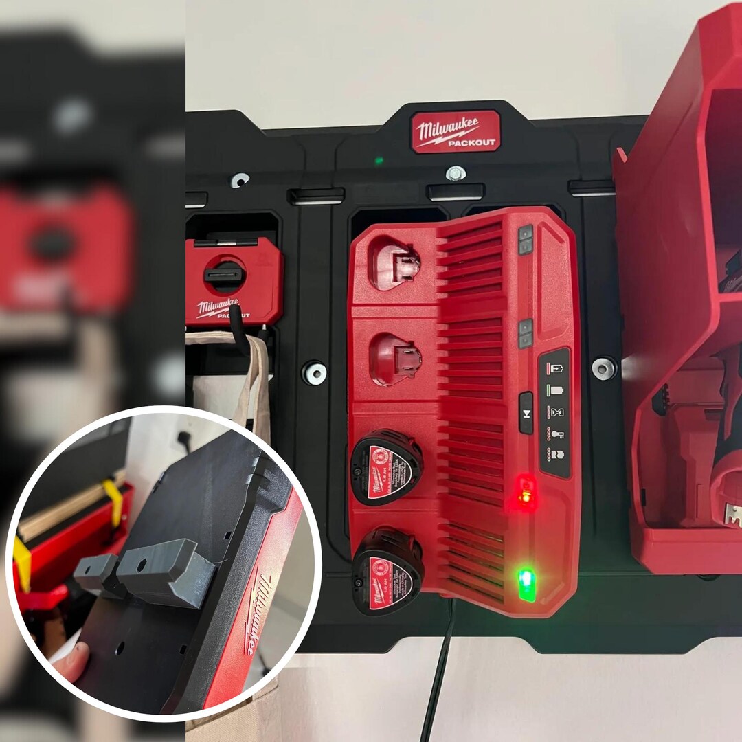 Milwaukee 12 Charger Packout Hangers - Secure Storage Solution for Your ...