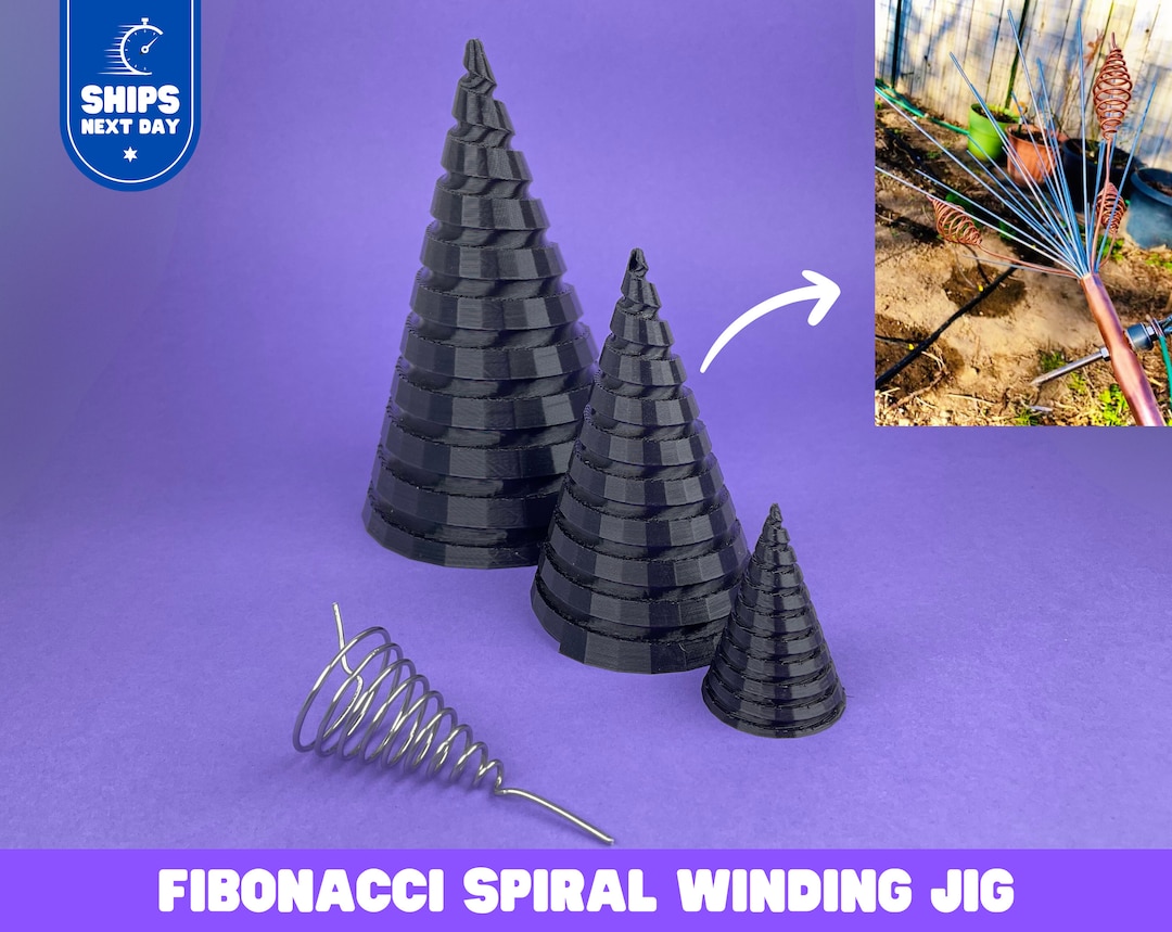 Fibonacci Coil Winding Jig for Electroculture Gardening | 3 Sizes ...