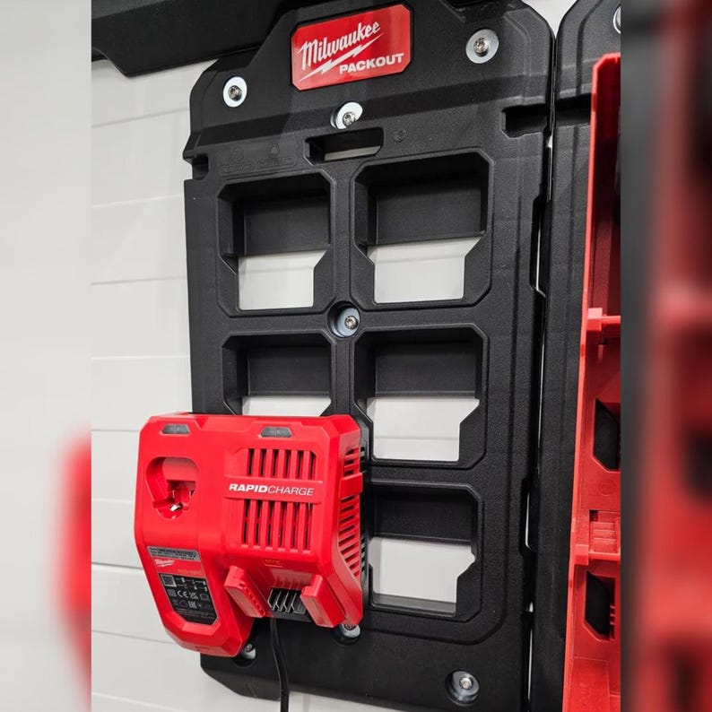 Milwaukee Packout Bracket for Rapid Chargers - Heavy-duty Mount for ...
