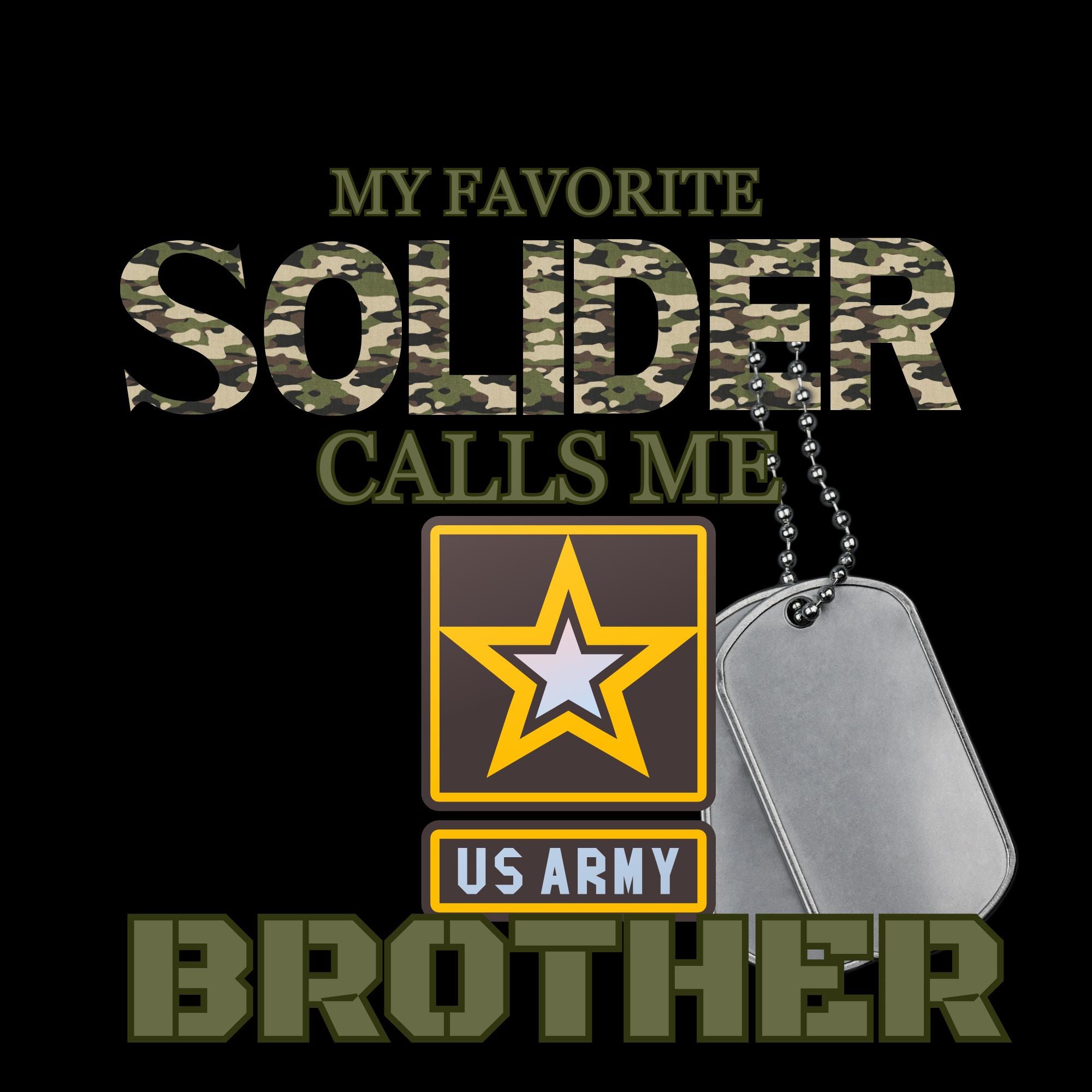 Proud Army Brother PNG Digital Download - Etsy