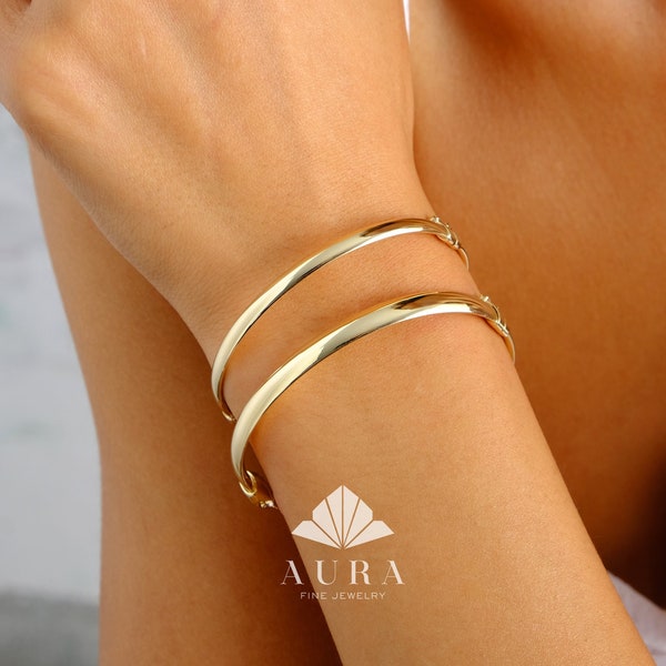 Gold Bangle Bracelet - Etsy