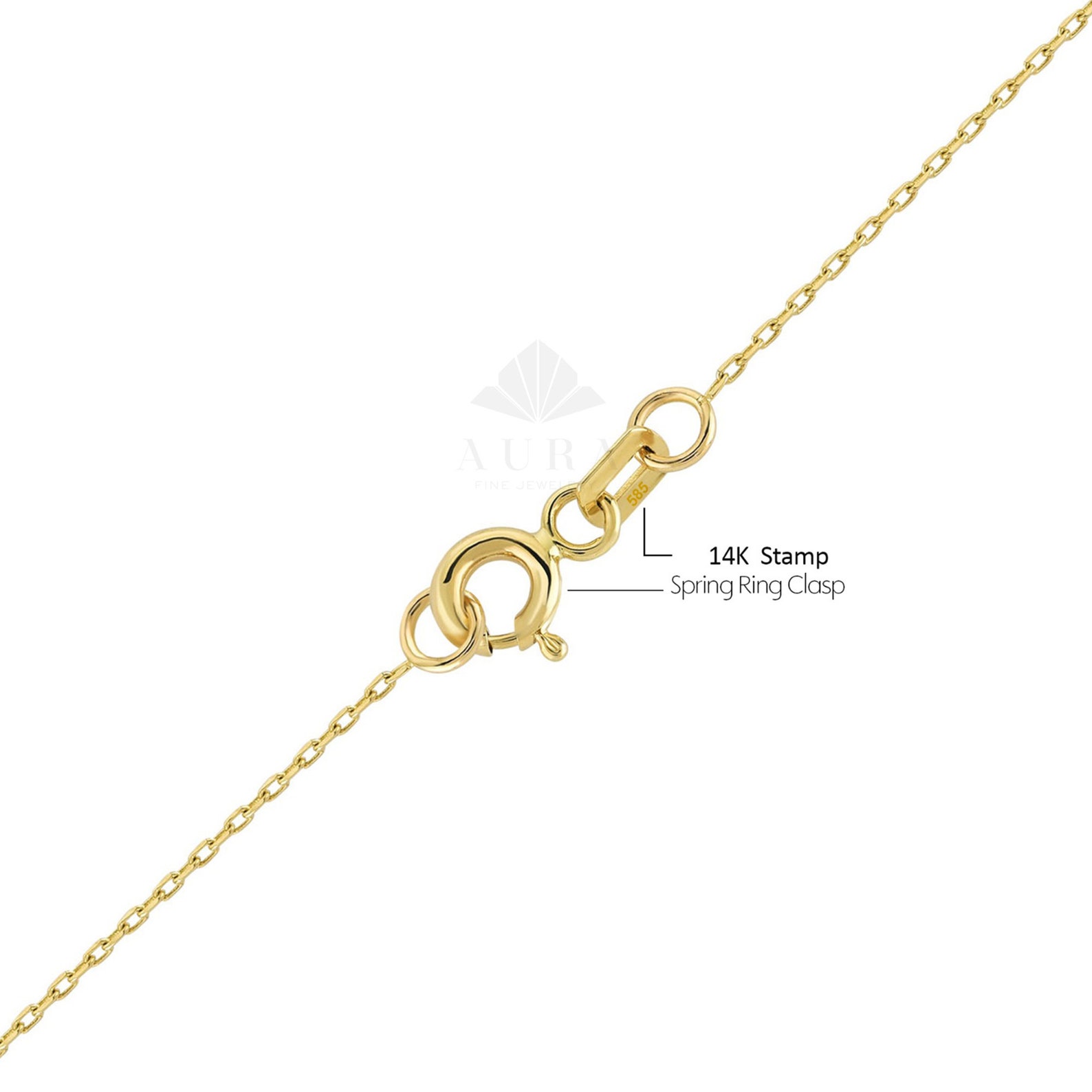 14K Gold Eternity Circle Necklace Infinity Necklace Unity - Etsy