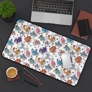 Character Pattern Desk Mat! Perfect for a Gift, Present, Holiday ...