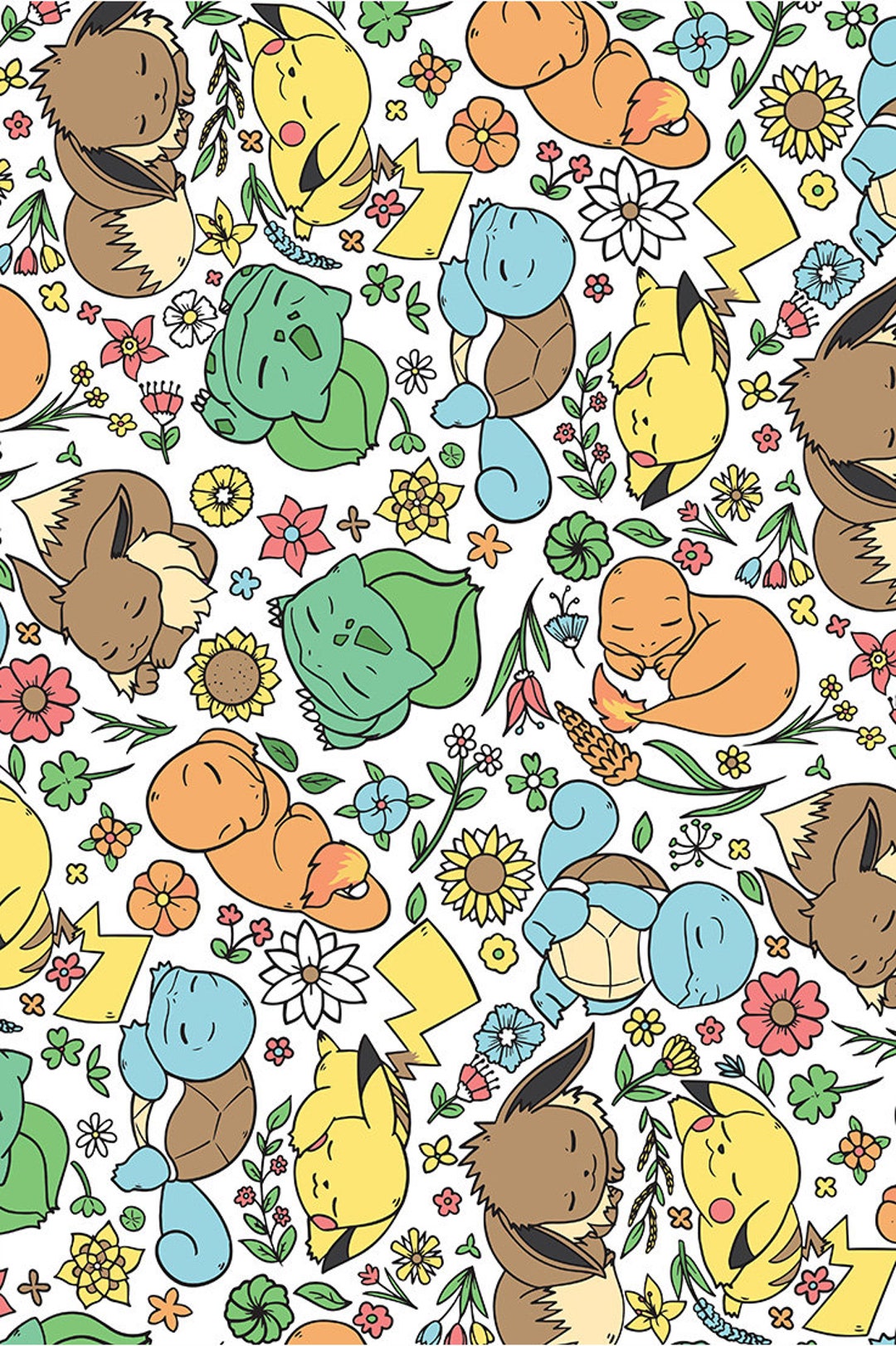 Squirtle Charmander Bulbasaur Wallpaper