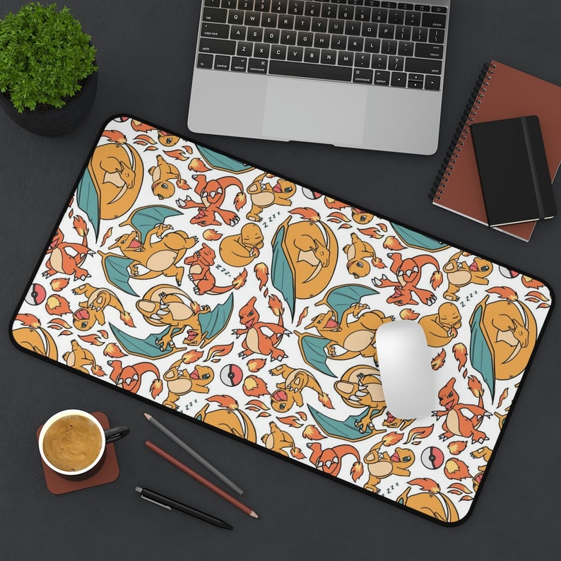 Charizard Charmander Charmeleon Desk Mat Perfect for a Gift - Etsy