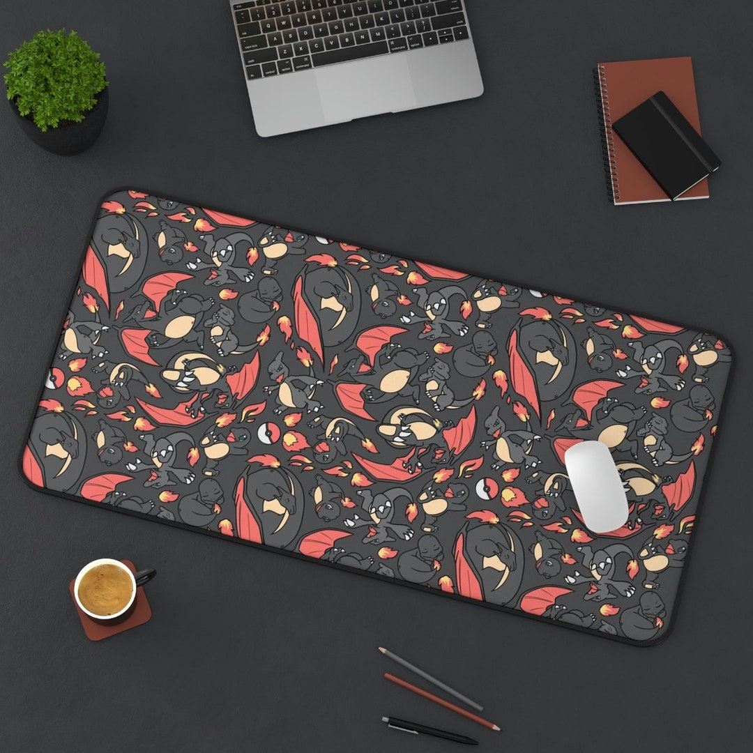 Charizard Charmander Charmeleon Desk Mat! Perfect for a Gift, Present ...