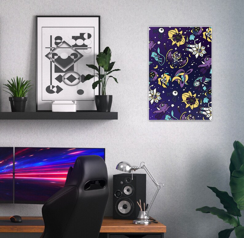 Galaxy Mew Poster Poster Perfect for a Gift Present - Etsy