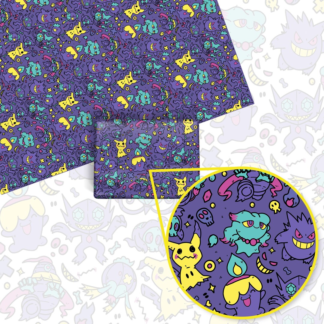 Gengar Gift Wrap, Ghost Wrapping Paper, Perfect for a Gift, Present ...