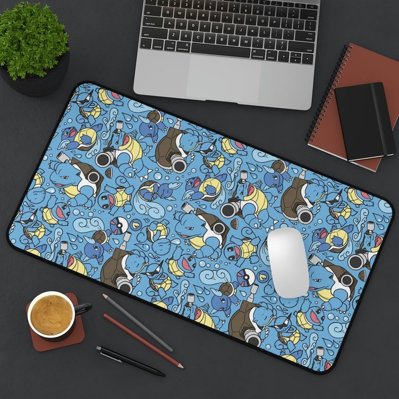 Blastoise Wartortle Squirtle Desk Mat! Perfect for a Gift, Present ...