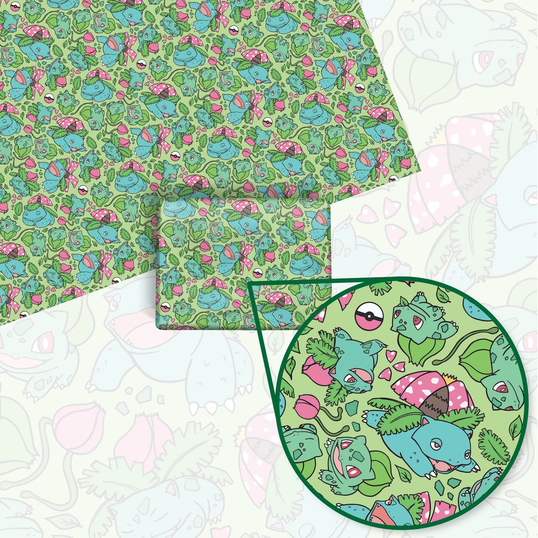 Bulbasaur Ivysaur Venusaur Gift Wrap, Wrapping Paper, Perfect for a ...