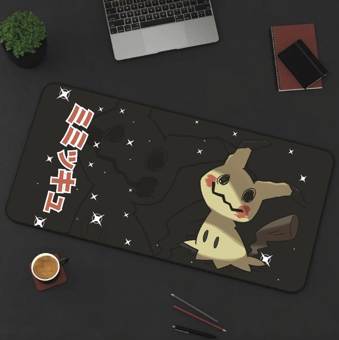 Mimikyu Pattern Desk Mat! Perfect for a Gift, Present, Holiday ...