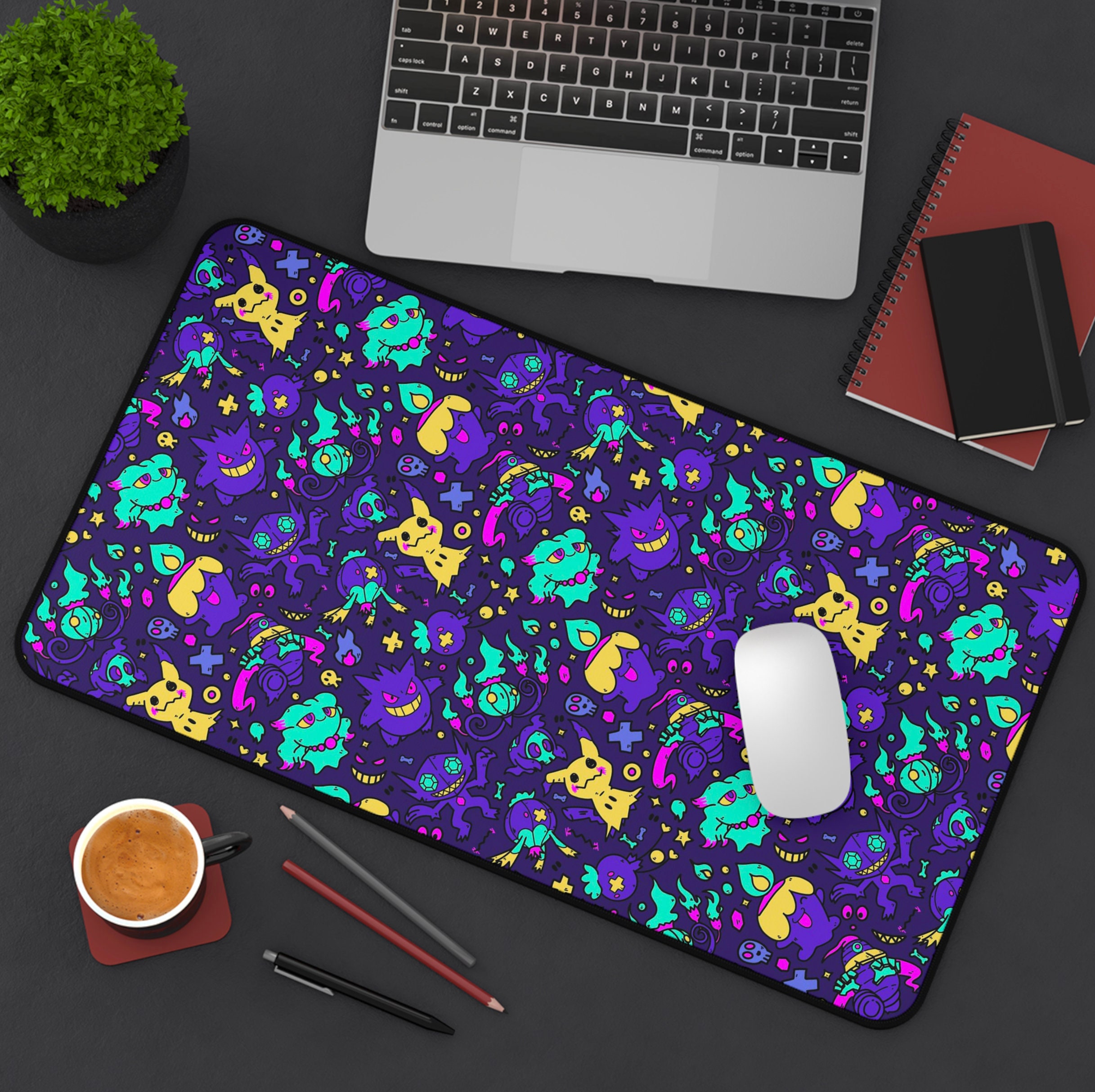 Gengar Ghost Pattern Desk Mat Perfect for a Gift Present - Etsy