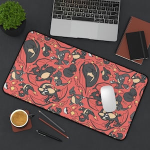 Charizard Charmander Charmeleon Desk Mat! Perfect for a Gift, Present ...