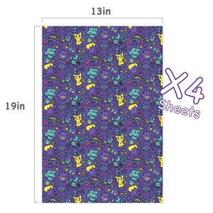 Gengar Gift Wrap, Ghost Wrapping Paper, Perfect for a Gift, Present, Holiday, Birthday! Japanese ...