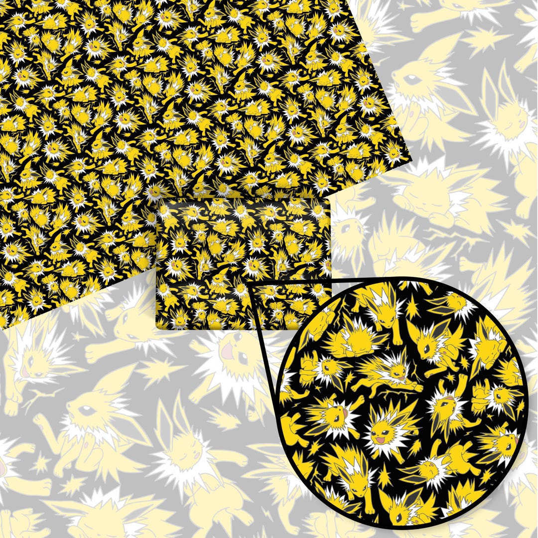 Jolteon Gift Wrap, Gengar Wrapping Paper, Perfect for a Gift, Present, Holiday, Birthday ...