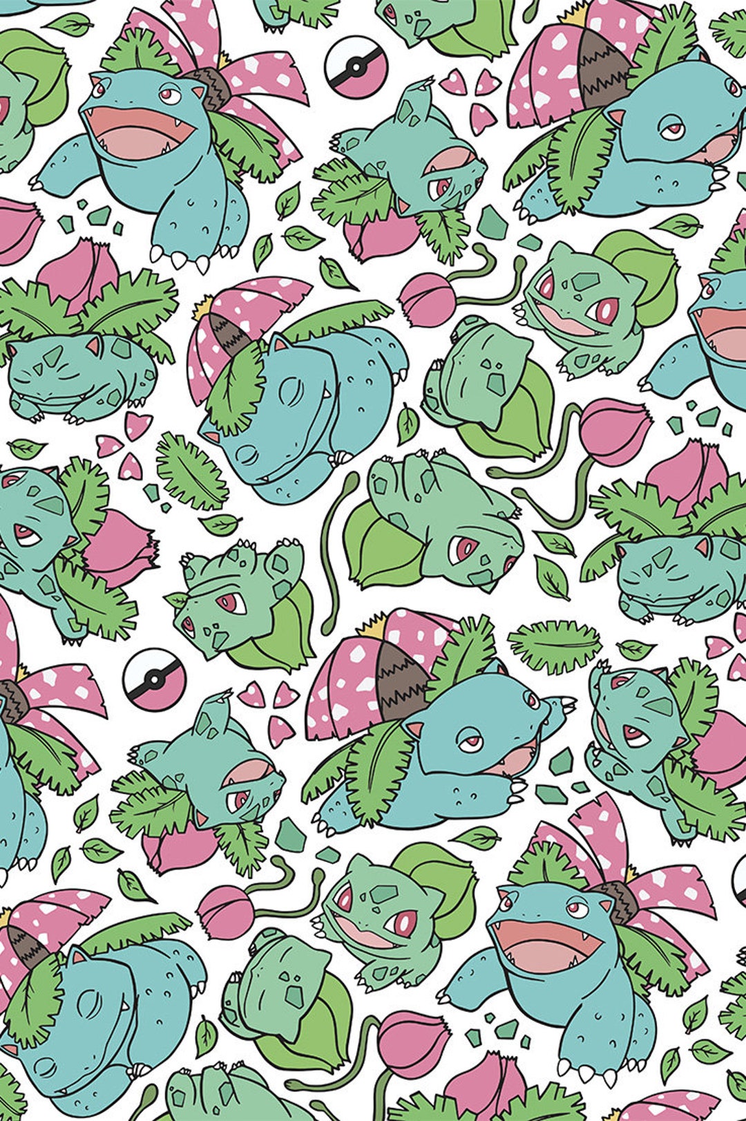Venusaur Ivysaur Bulbasaur Poster! Perfect for a Gift, Present, Holiday ...