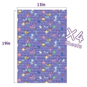 Ditto Gift Wrap, Gengar Wrapping Paper, Perfect for a Gift, Present ...