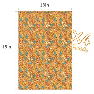 Charizard Charmander Charmeleon Wrapping Paper, Perfect for a Gift ...