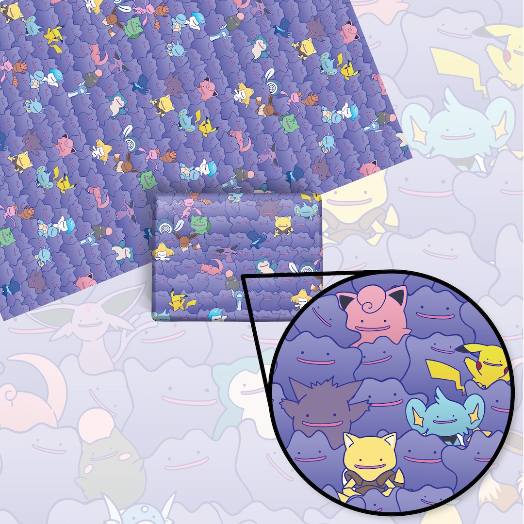 Ditto Gift Wrap, Gengar Wrapping Paper, Perfect for a Gift, Present ...