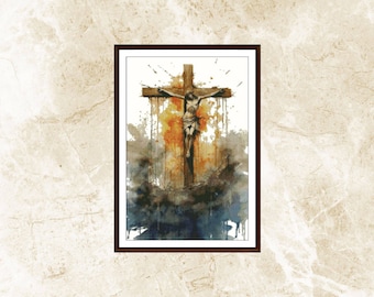 Cross Stitch Digital Pattern Jesus Christ Embroidery Handmade - Etsy