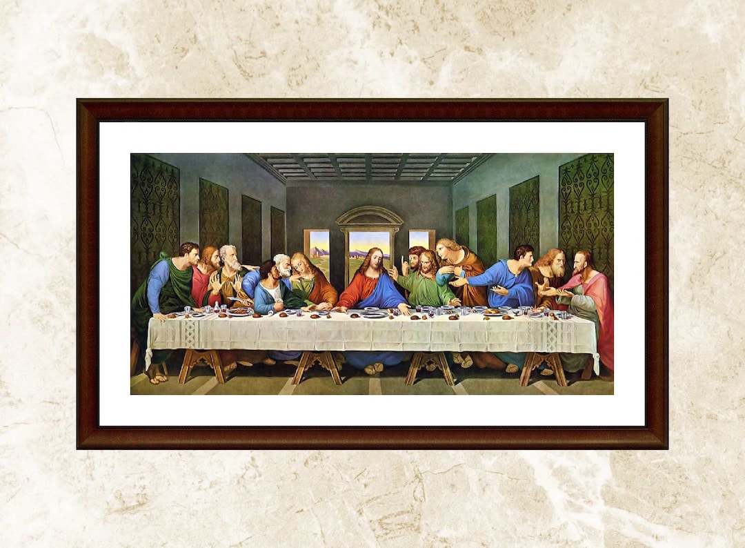 Cross Stitch Pattern,the Last Supper by Leonardo Da Vinci,xstitch ...