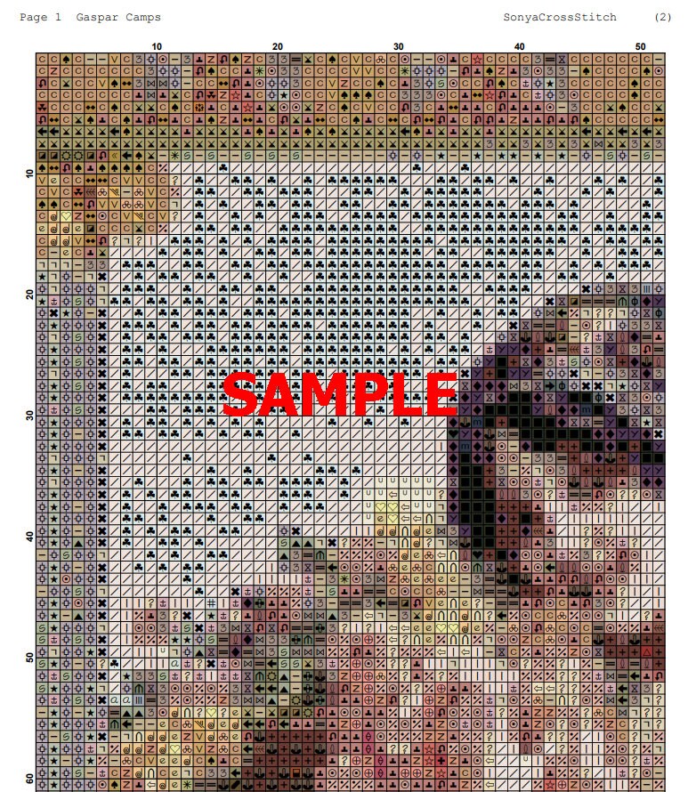 Bohemian Rhapsody Cross Stitch Pattern Gaspar Camps Patternkeeper