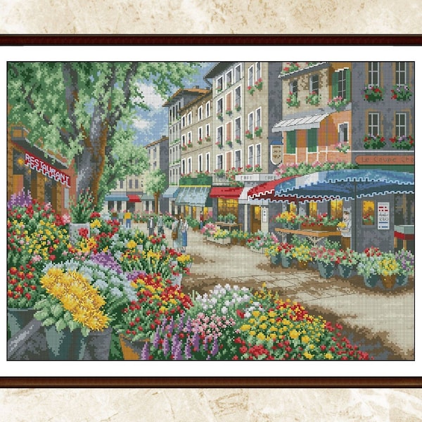 Paris Cross Stitch - Etsy