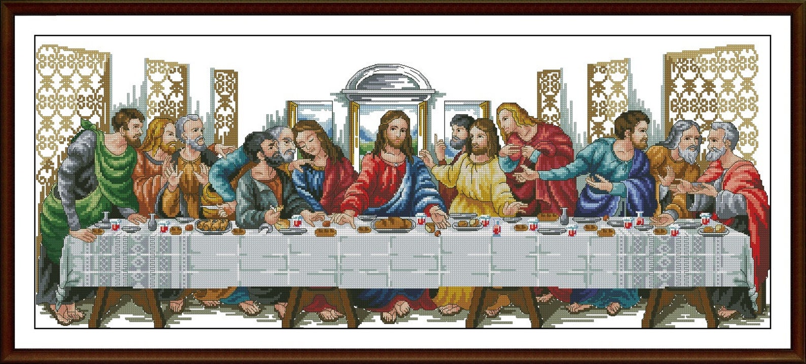 The Last Supper Cross Stitch Pattern,counted Cross Stitch,xstitch ...