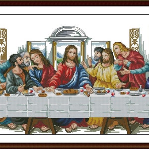The Last Supper Cross Stitch Pattern,counted Cross Stitch,xstitch ...