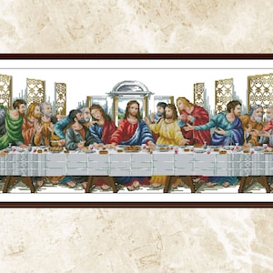 The Last Supper Cross Stitch Pattern,counted Cross Stitch,xstitch ...