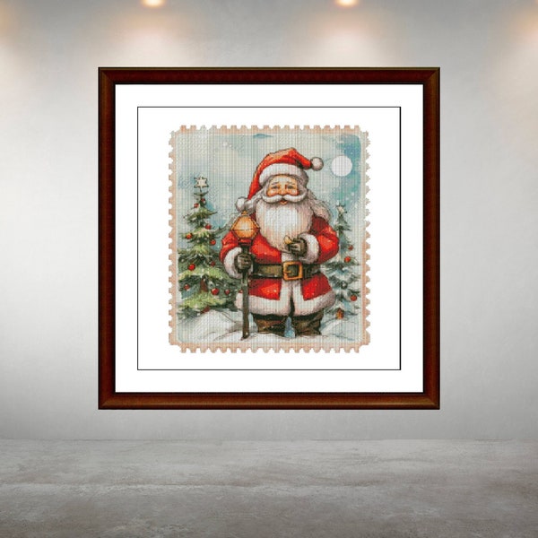 Cross Stitch Santas - Etsy