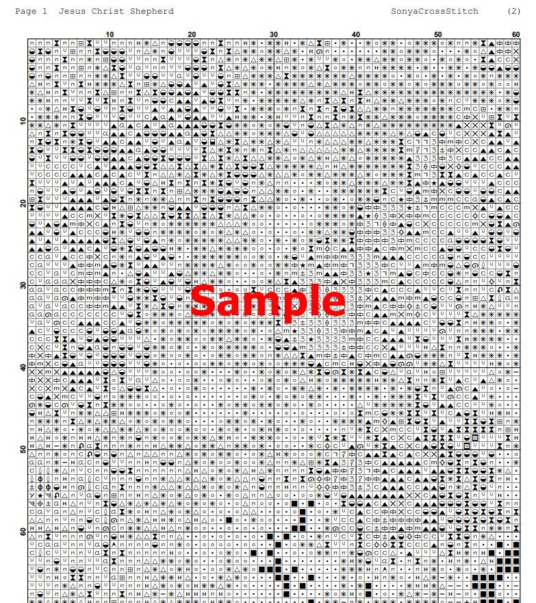 The Resurrection Day Cross Stitch Pattern,jesus and Mary Magdalene ...