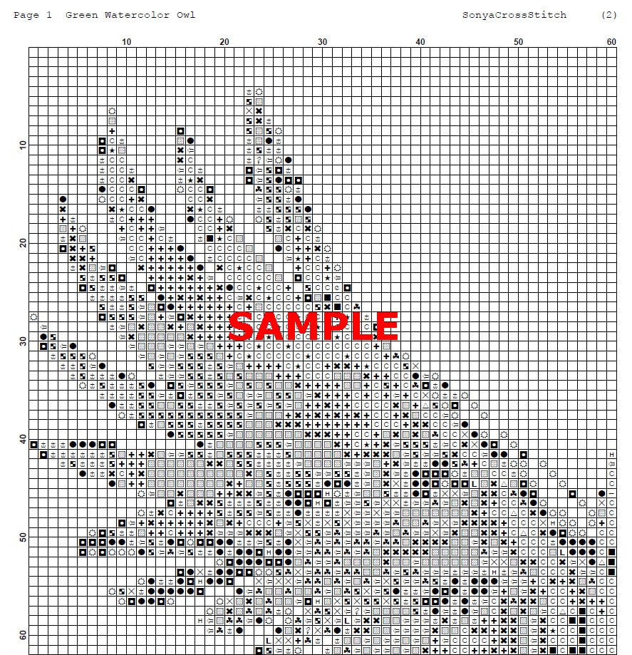 Watercolor Cross Stitch Pattern,marijuana Leaf,counted Cross Stitch ...