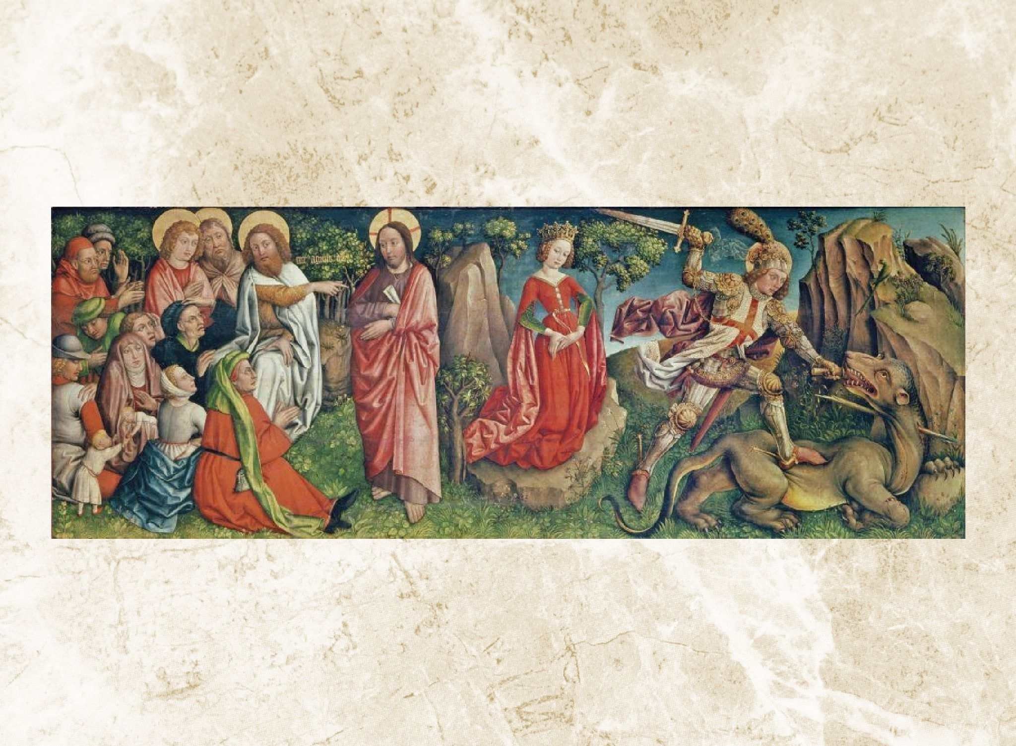 Saint George Slaying the Dragon Cross Stitch Pattern,religious,xstitch ...