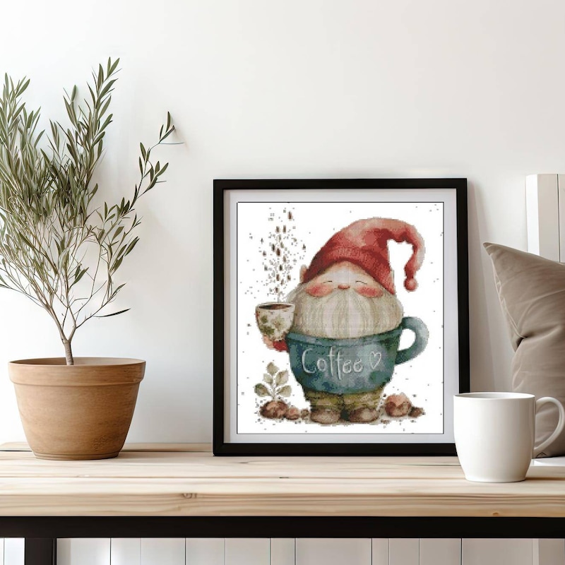 Gnome Cross Stitch Pattern - Etsy Canada