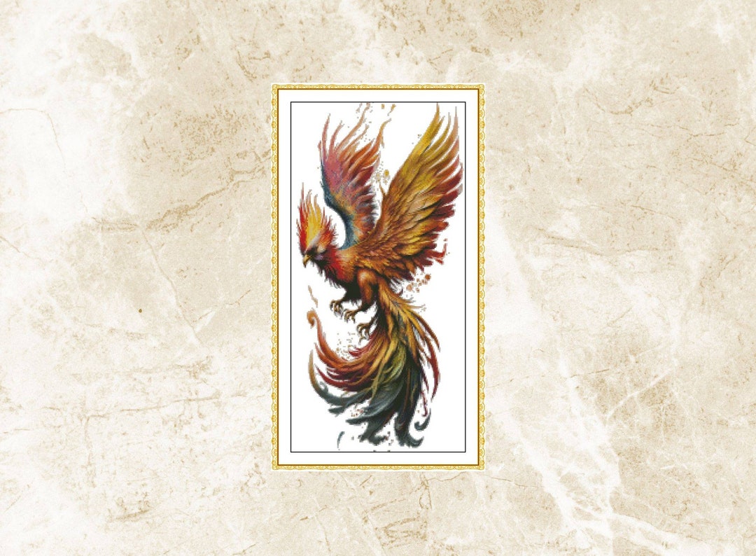 Phoenix Cross Stitch Patterns ,phoenix Bird ,embroidery ,counted Cross ...