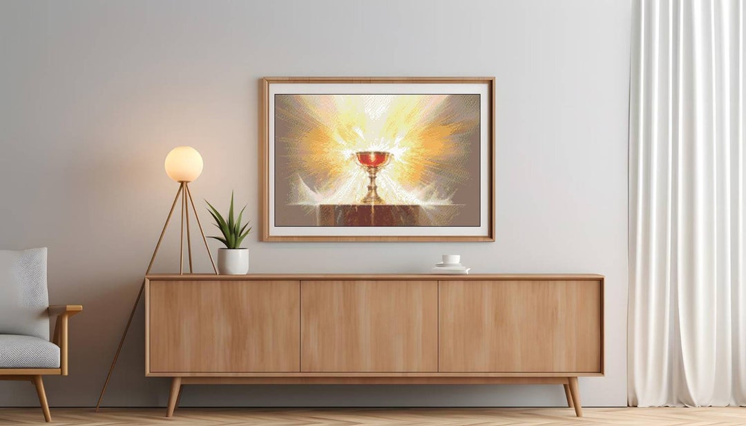 Holy Grail Cross Stitch Pattern,life of Jesus,counted Cross Stitch ...